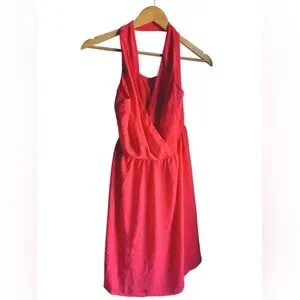 She and Sky | Dresses | She And Sky Vibrant Coral Dress Size Large ...